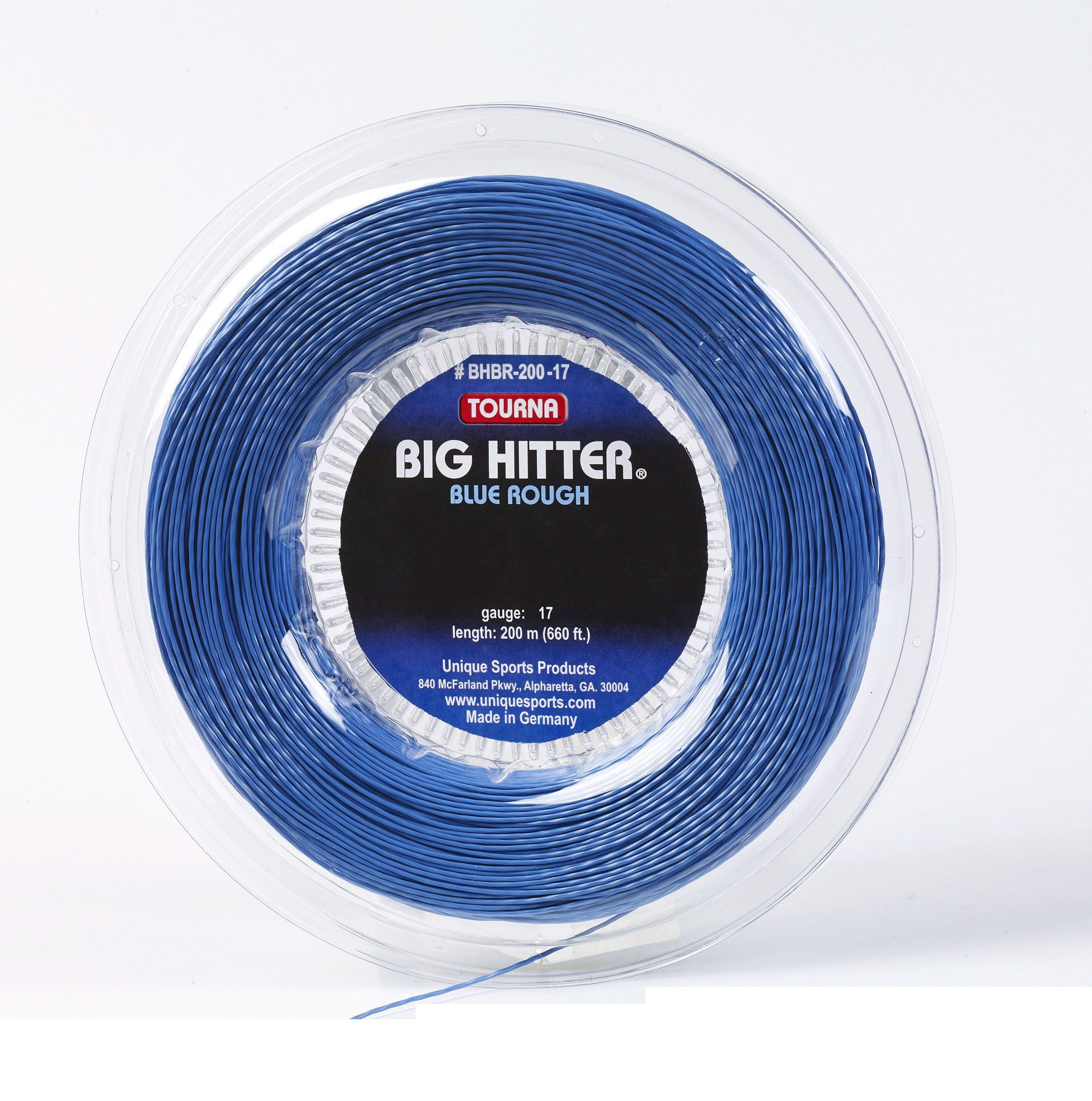 Big Hitter Blue 17 200m Gauge Reel - Tennis String